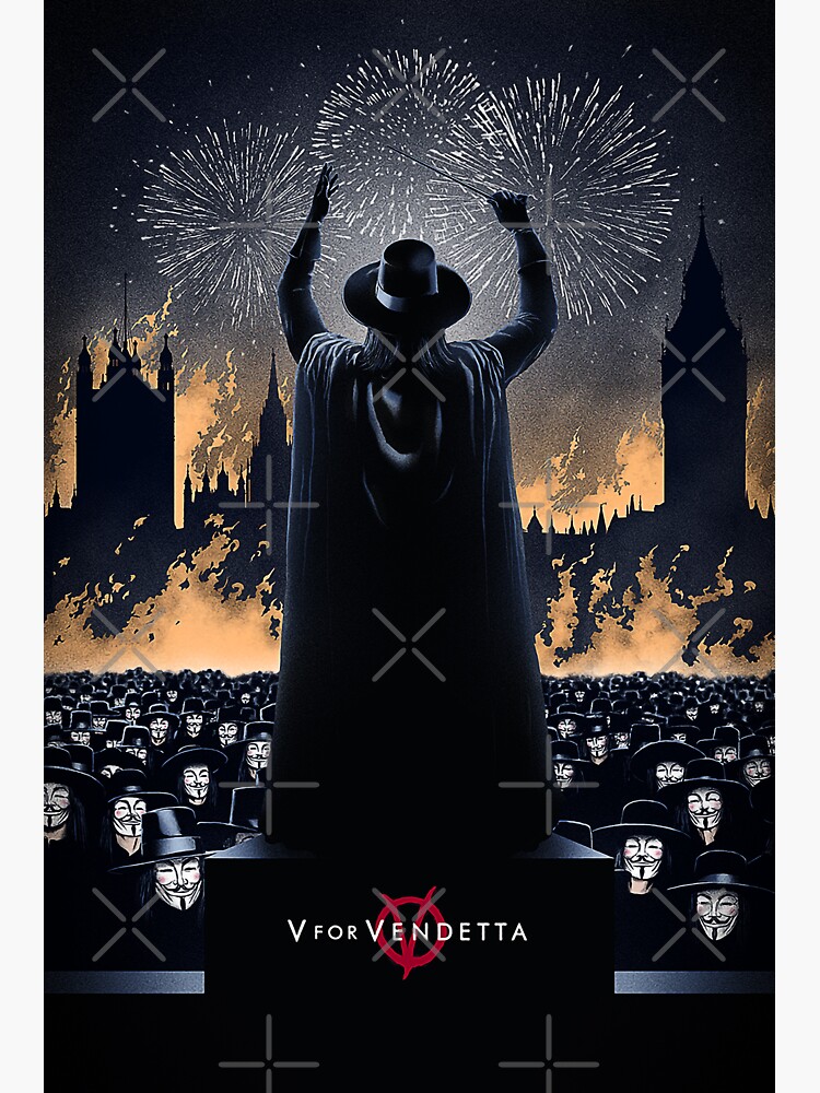 "V for Vendetta" Sticker for Sale by Totoparano | Redbubble
