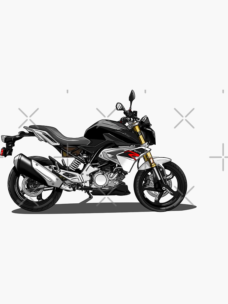 "Motorcycle G310R" Sticker for Sale by sketchjuny | Redbubble