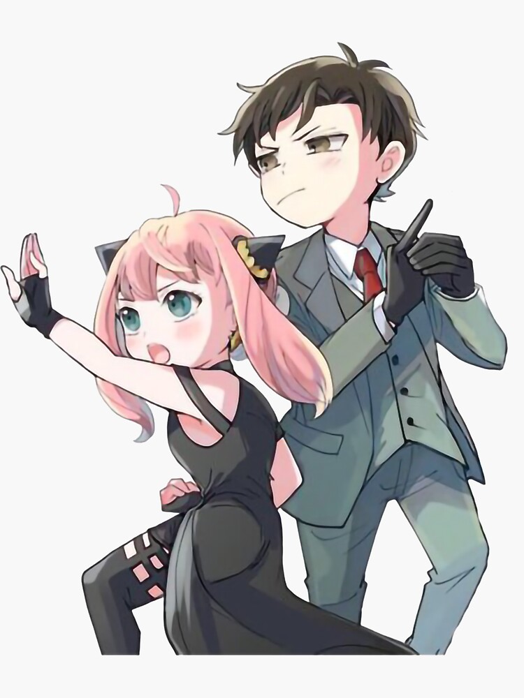 "Anya And Damian Cosplay Yor And Loid Forger" Sticker for Sale by ...