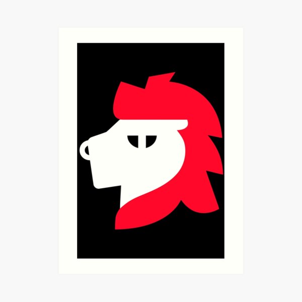 "Northernlion Merch Lion Logo" Art Print for Sale by SamibShop | Redbubble