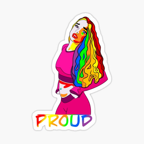 "Proud " Sticker for Sale by PerciaccantoRy | Redbubble