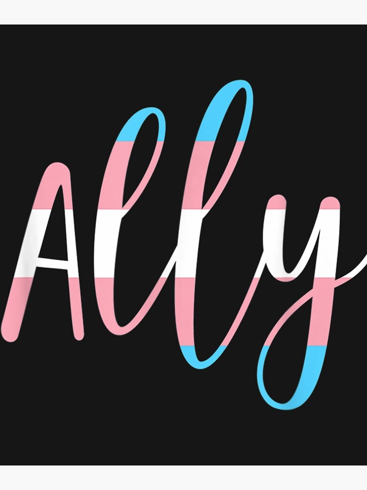 "Proud Ally Pride Support LGBT " Poster for Sale by PerciaccantoRy ...