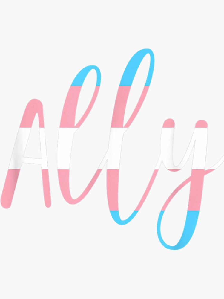 "Proud Ally Pride Support LGBT " Sticker for Sale by PerciaccantoRy ...