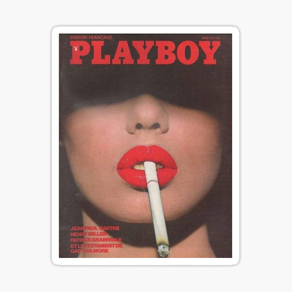 "Smoking Red Lips" Sticker for Sale by davidcareyy | Redbubble