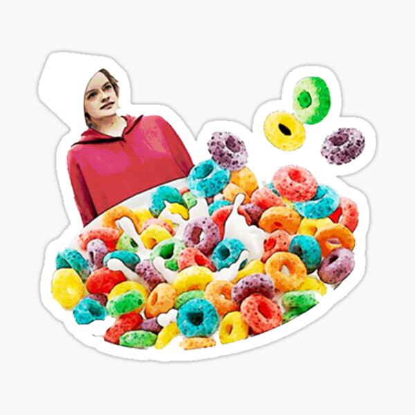 "Blessed be the froot loops funny" Sticker for Sale by MorgaAllen ...