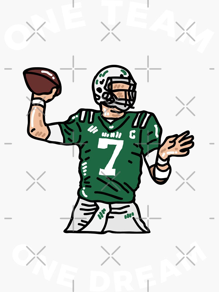 "One Team One Dream Football Team Work" Sticker for Sale by animementor ...