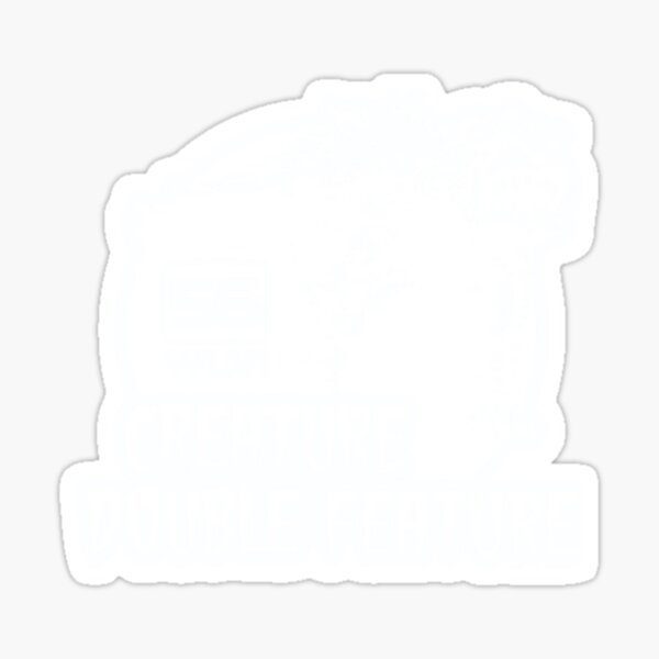 "Creature Double Feature 56 " Sticker for Sale by CeciliaMontana ...