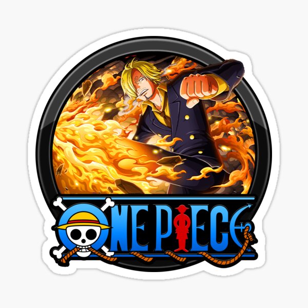 "ONE PIECE - SANJI" Sticker for Sale by CIRCLERET | Redbubble
