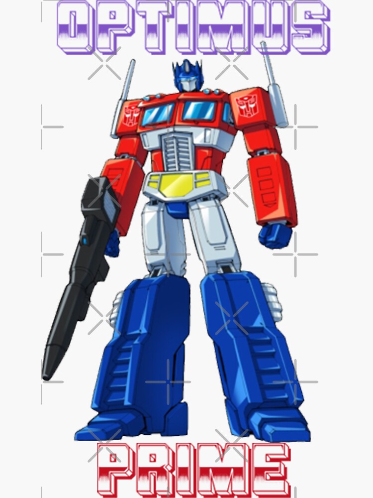 "optimus prime" Sticker for Sale by bxlart | Redbubble