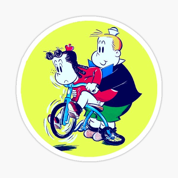 "little lulu cartoon" Sticker for Sale by Almufarrih | Redbubble