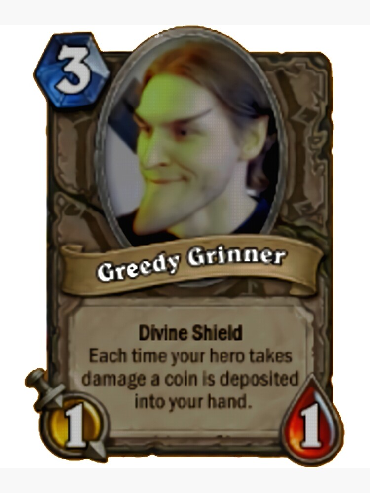 "Jerma985 Greedy Grinner " Poster for Sale by VictorAlberT | Redbubble