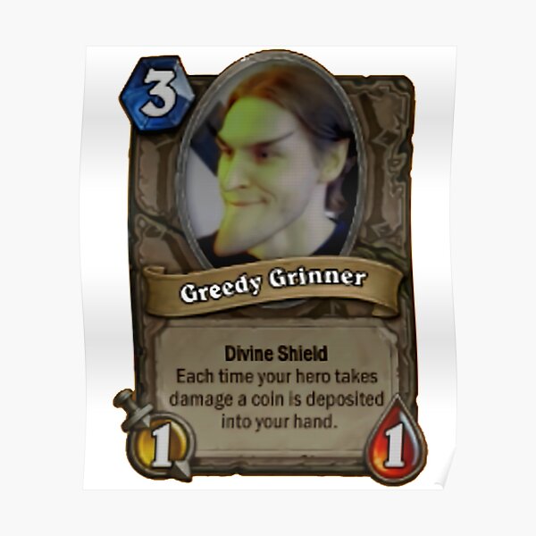 "Jerma985 Greedy Grinner " Poster for Sale by VictorAlberT | Redbubble