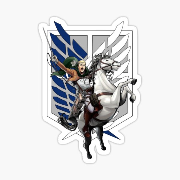 "Wings of Freedom. Erwin smith" Sticker for Sale by ConArte | Redbubble