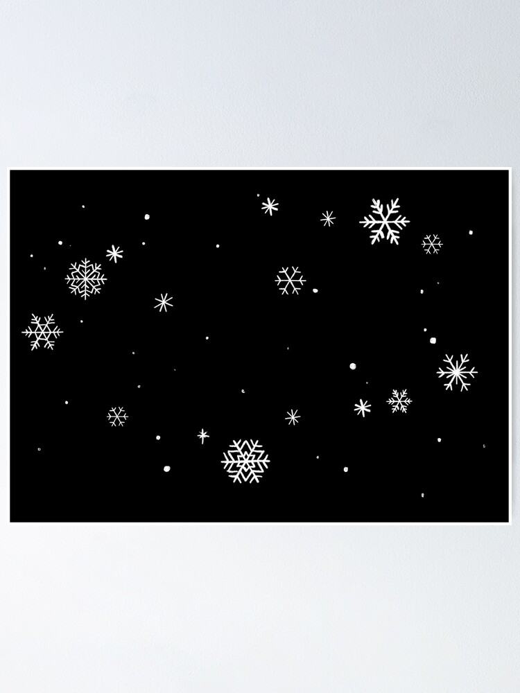 "snowflakes" Poster for Sale by shawnabecks | Redbubble