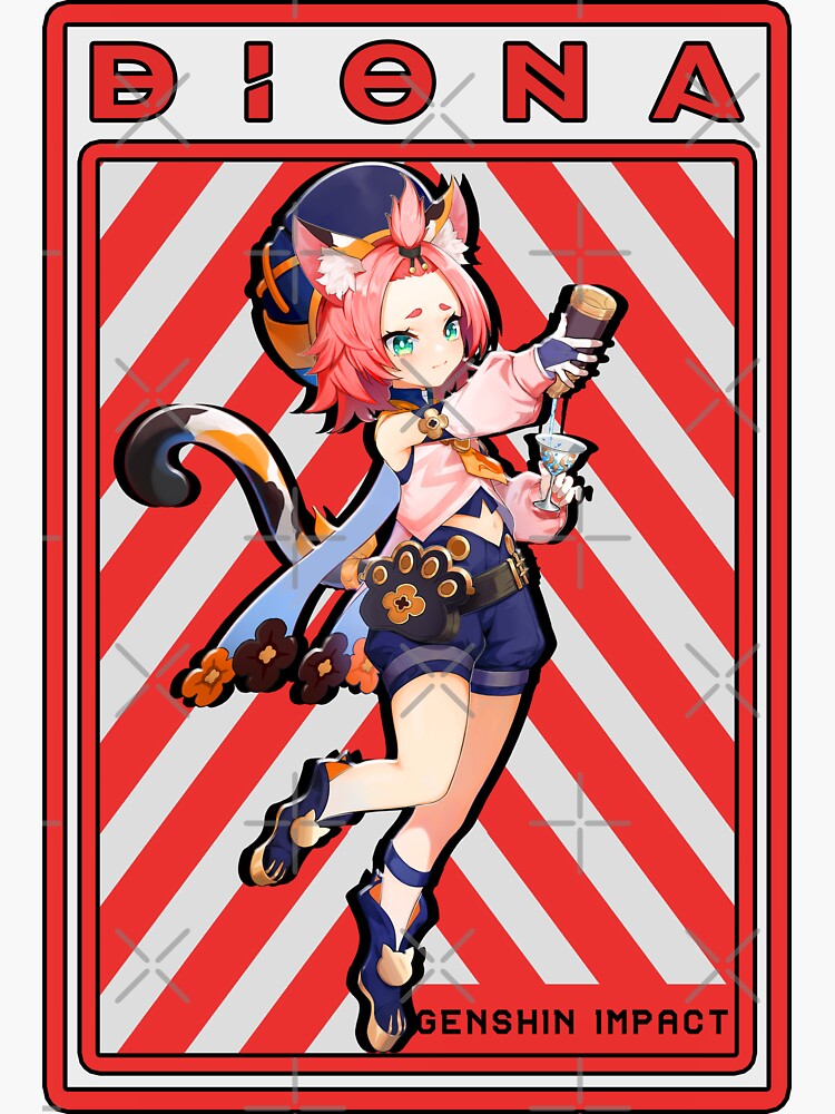 "GENSHIN IMPACT - DIONA" Sticker for Sale by UNCHMUNCH | Redbubble