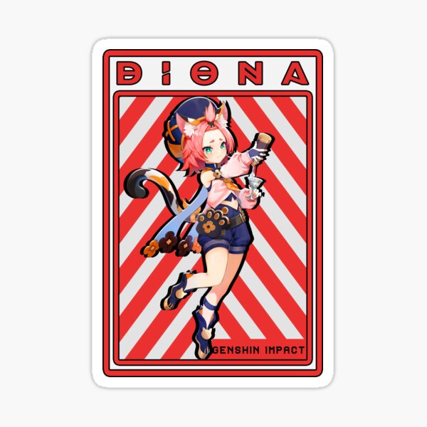 "GENSHIN IMPACT - DIONA" Sticker for Sale by UNCHMUNCH | Redbubble