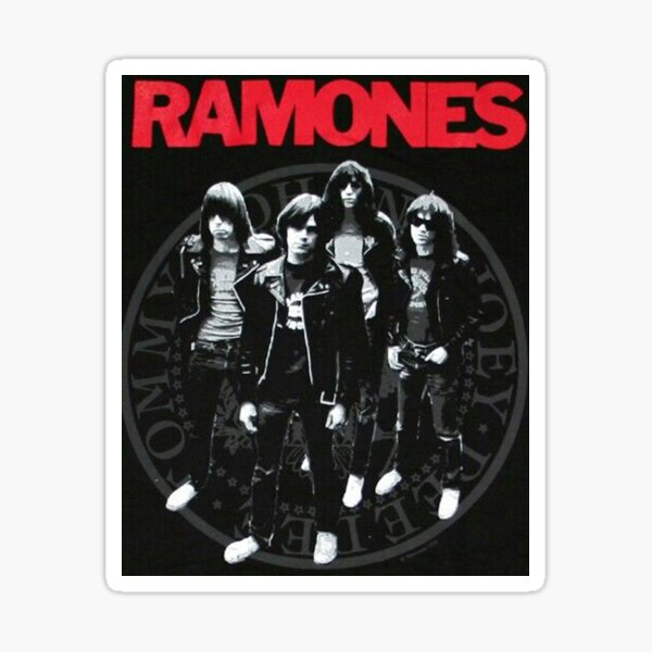 "Ramones - Poster" Sticker for Sale by Allieghs | Redbubble
