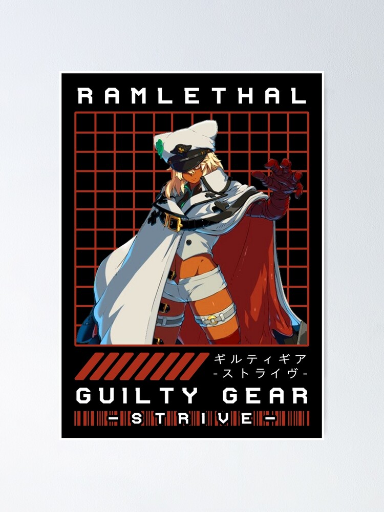 "GUILTY GEAR - RAMLETHAL" Poster for Sale by RECBLACK | Redbubble
