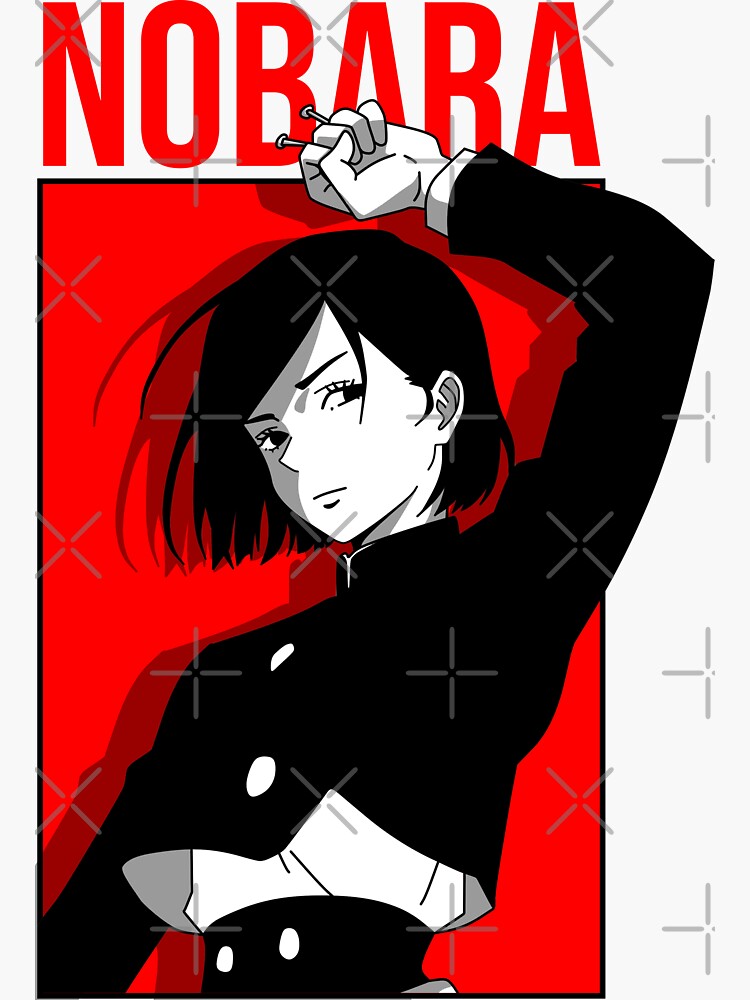 "Nobara cool design" Sticker for Sale by Semzig | Redbubble