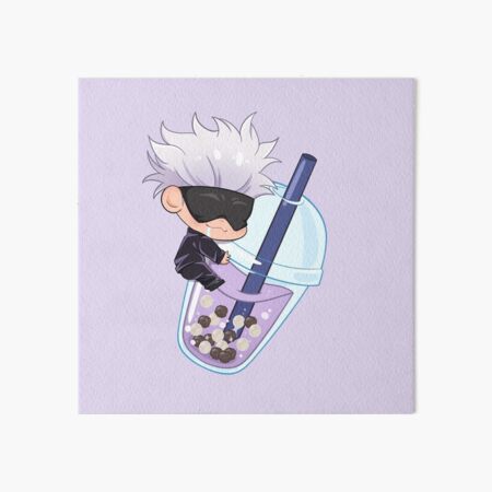 "JJK Bubble Tea - Gojo Satoru" Art Board Print for Sale by Aikeji ...
