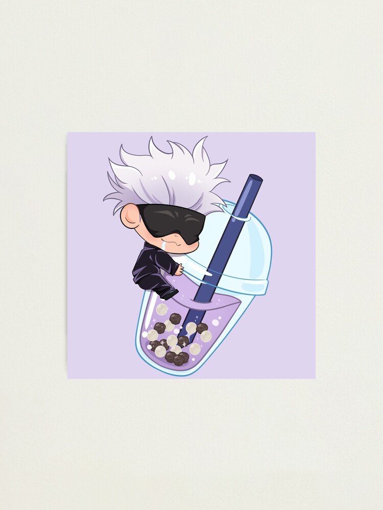 "JJK Bubble Tea - Gojo Satoru" Photographic Print for Sale by Aikeji ...