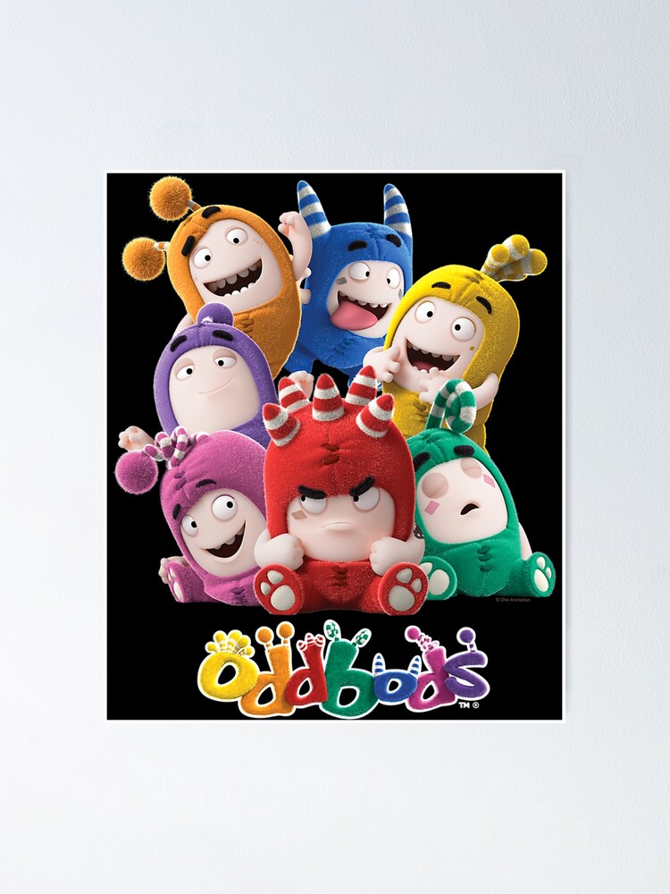 "Oddbods All 7 Characters in Cute Funny Poses" Poster for Sale by ...