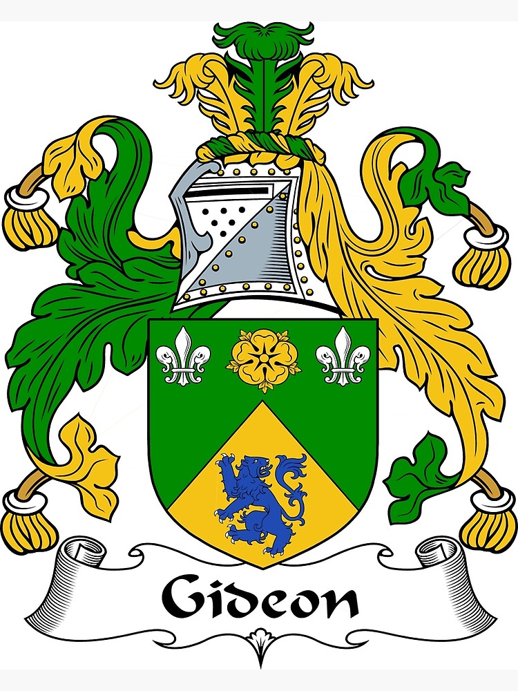 "Gideon " Poster for Sale by HaroldHeraldry | Redbubble