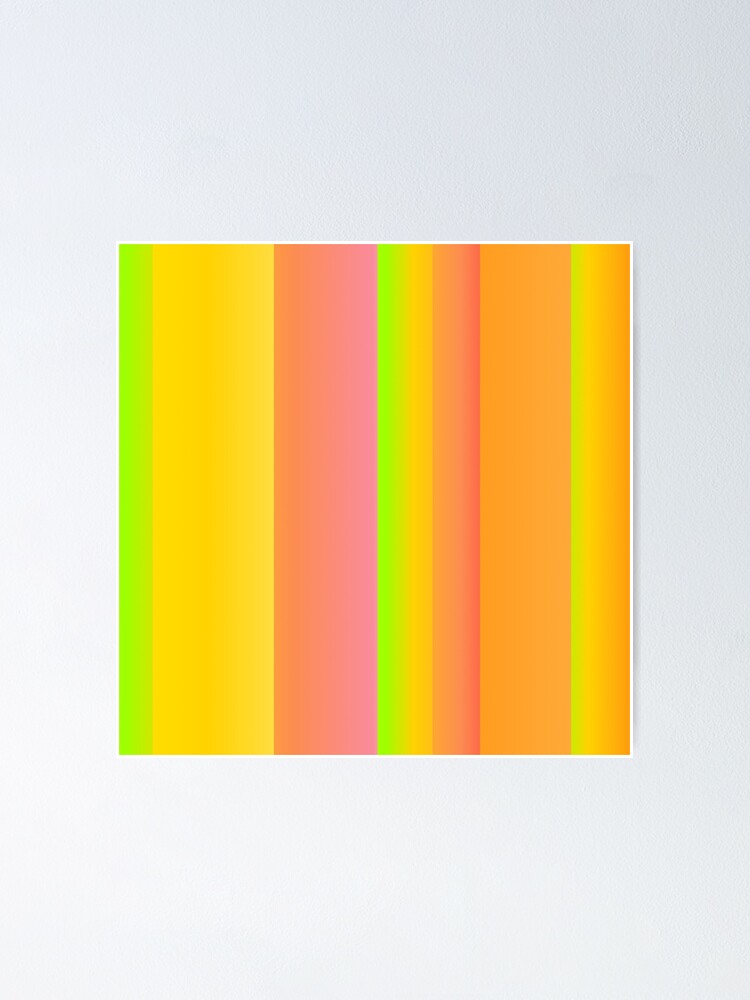 "autumn color palette striped | bright autumn color palette" Poster for ...