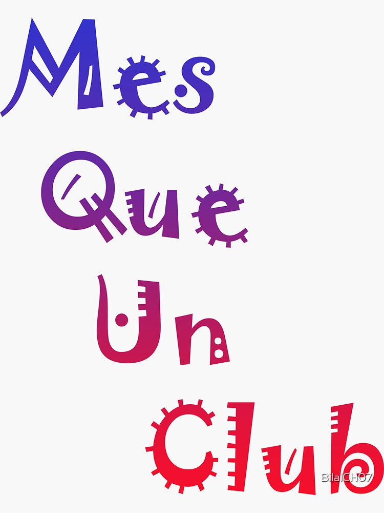 "FCB Mes Que Un Club" Sticker for Sale by BilalCH07 | Redbubble