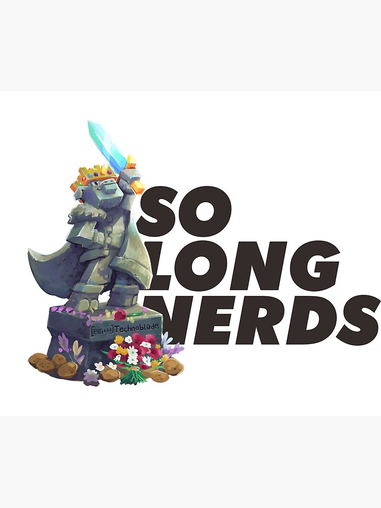 "So Long Nerds Statue" Poster for Sale by esperanzaschoen | Redbubble