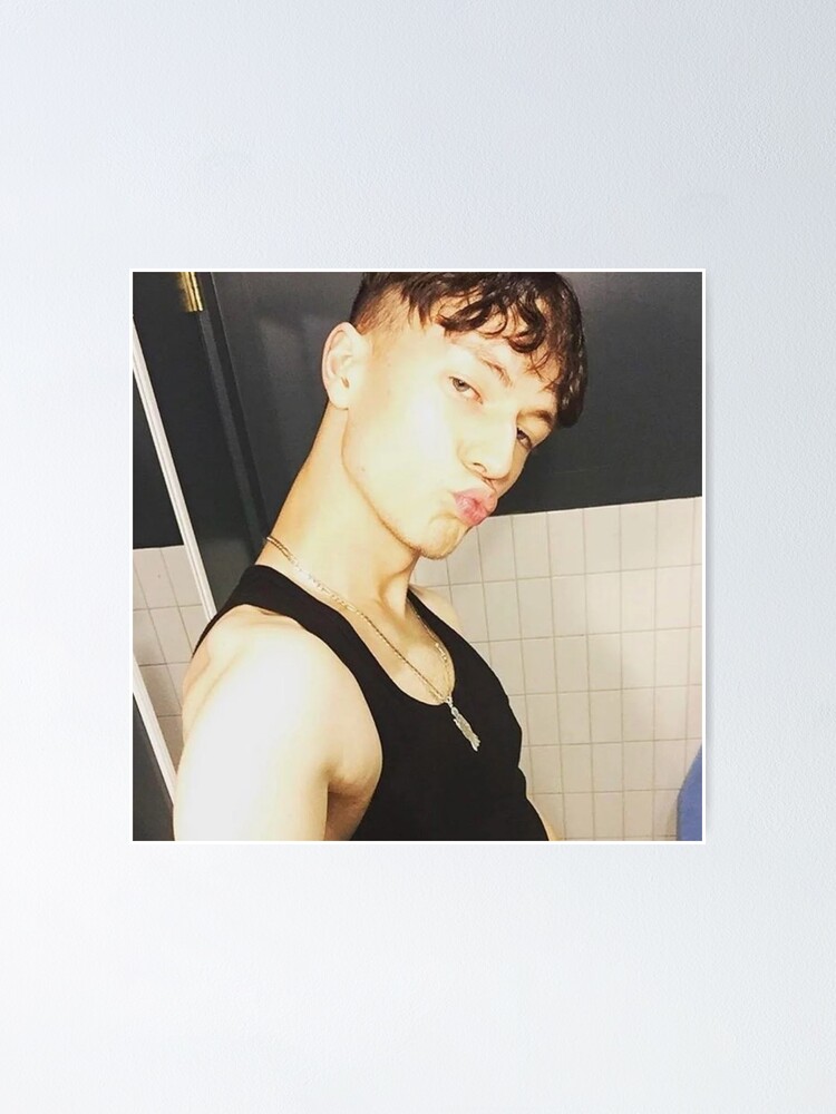 "bladee flexing kissy face" Poster for Sale by Wynters-Stuff | Redbubble