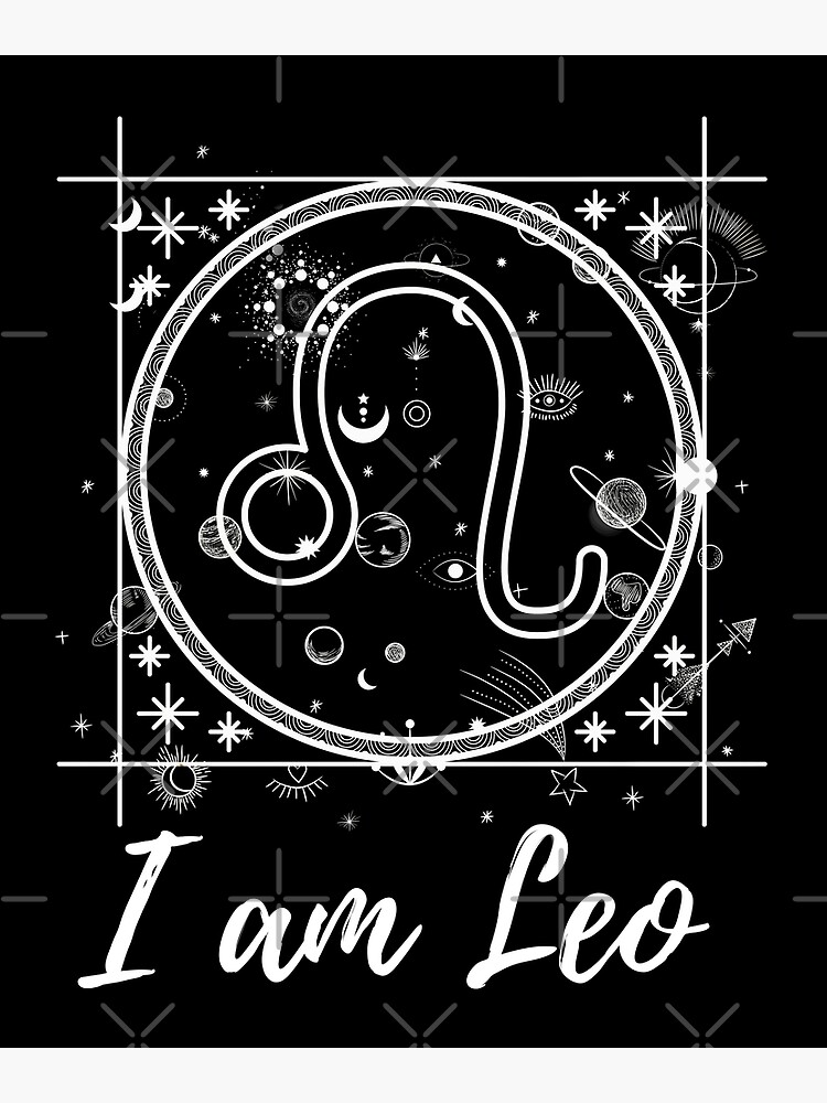 "Elegant Zodiac sign design Leo" Poster for Sale by ARTEMBASSY | Redbubble