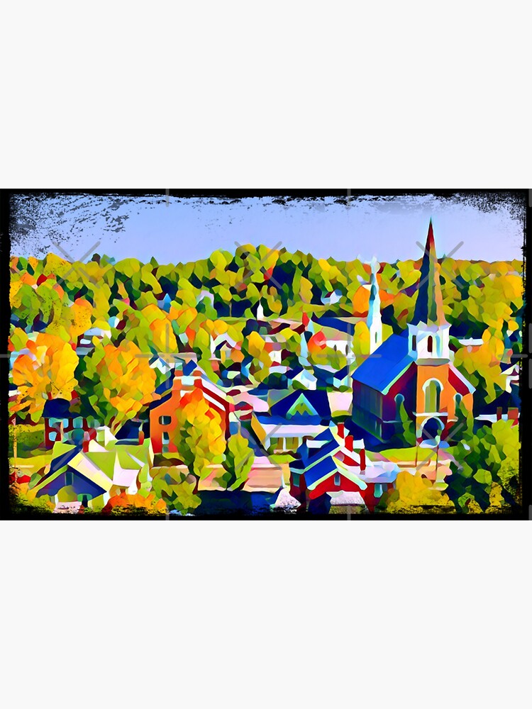 "Spring in Stars Hollow" Sticker for Sale by flevin | Redbubble