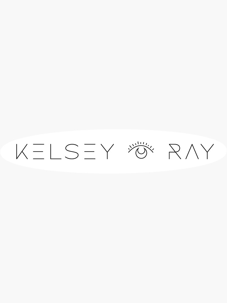 "KELSEY RAY" Sticker for Sale by kategenkamp | Redbubble