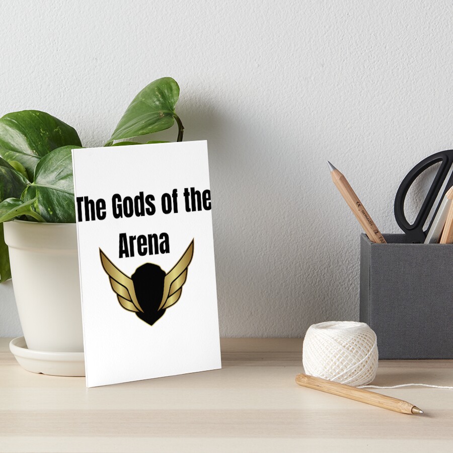 "The Gods of the Arena" Art Board Print for Sale by Comedyas | Redbubble