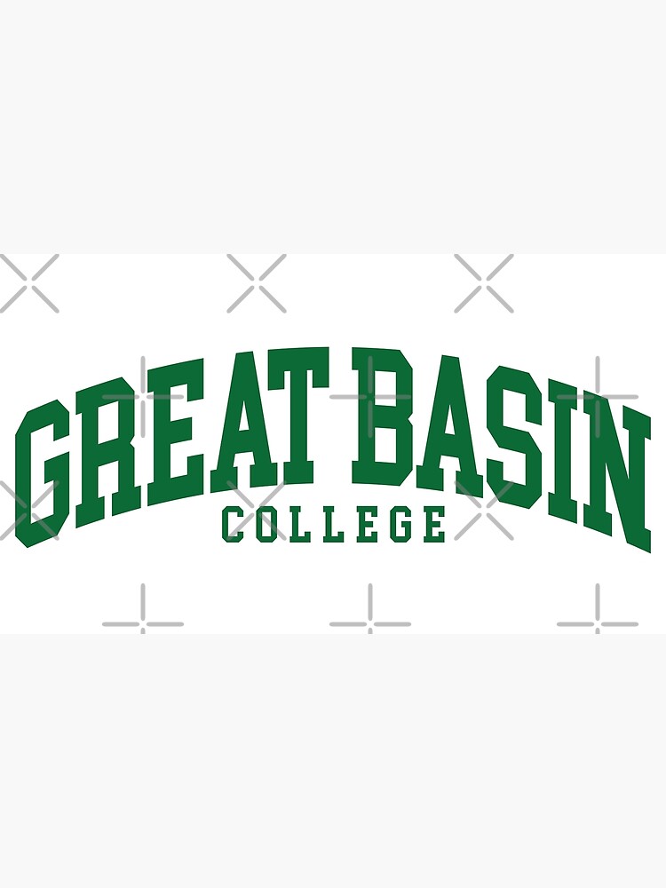 "great basin college - college font curved" Poster for Sale by ...