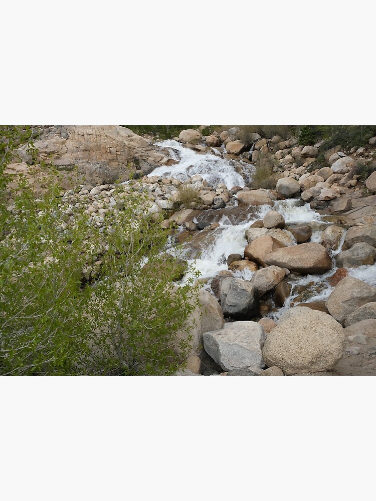 "Waterfall and Rocks" Poster for Sale by Haley-Marshall | Redbubble