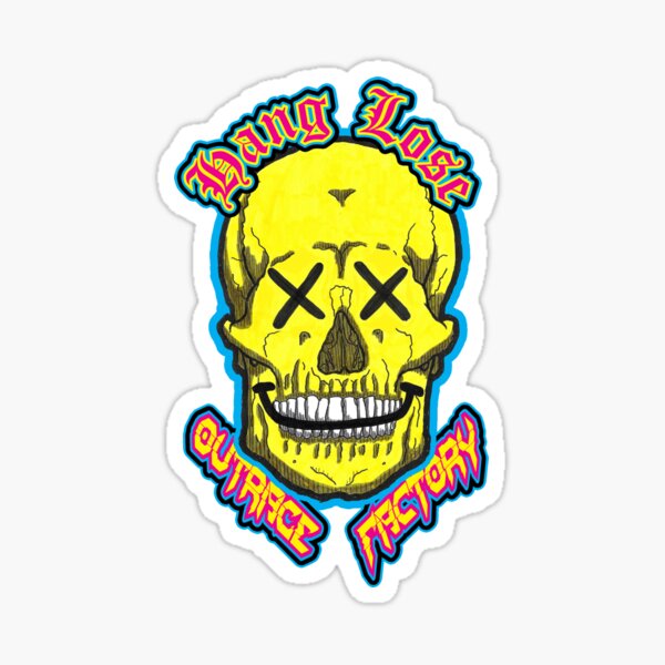 "Hang Lose " Sticker for Sale by Dalebot | Redbubble