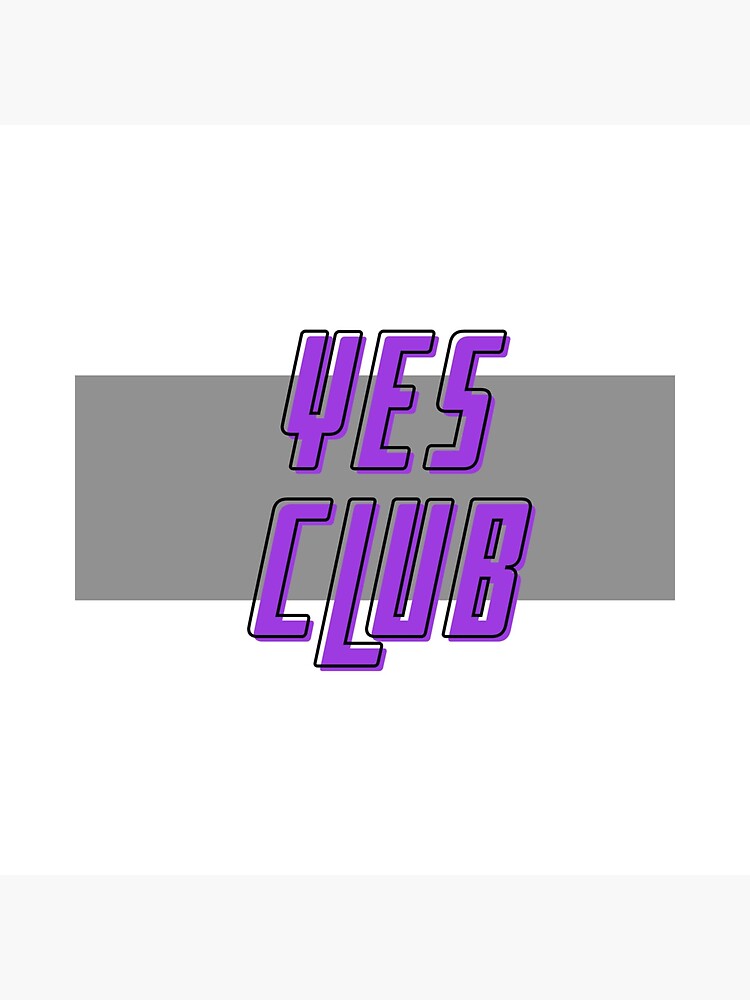 "YES CLUB" Sticker for Sale by itsmeRodrigo | Redbubble