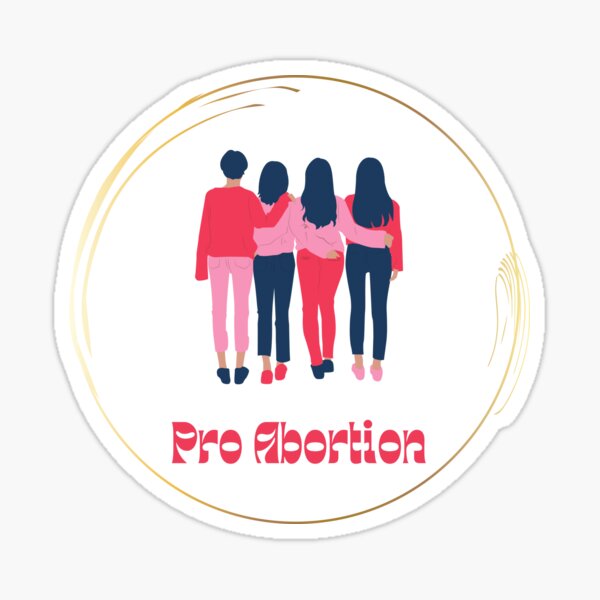 "Pro abortion" Sticker for Sale by Pixelish | Redbubble