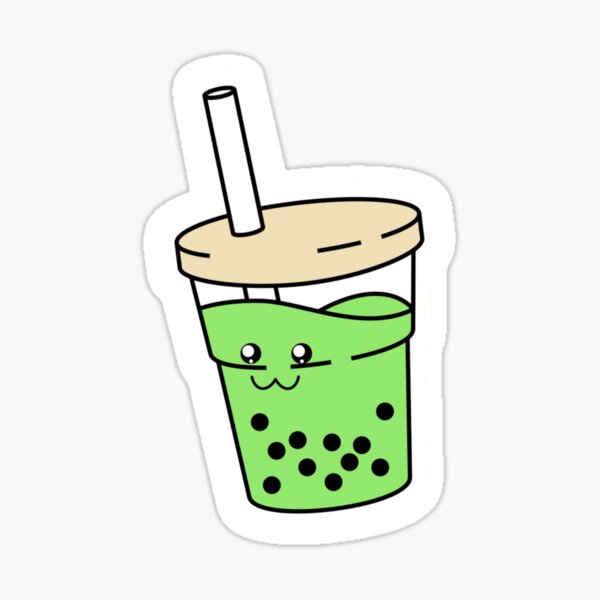 "Cute Milk Tea" Sticker for Sale by ArtistryTales | Redbubble