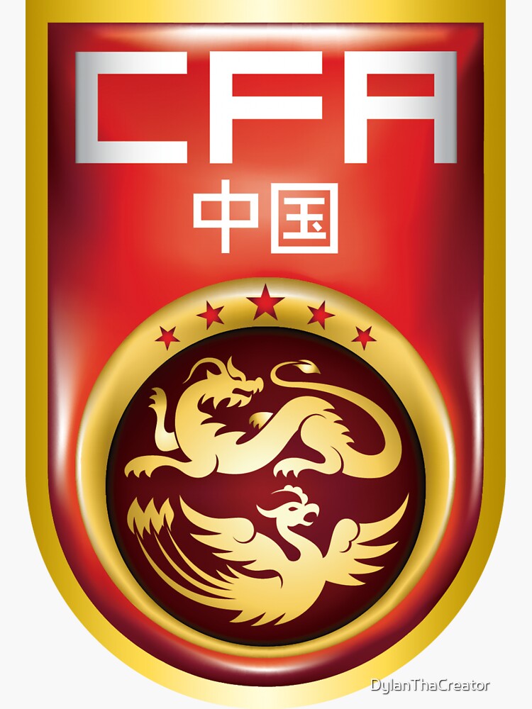 "Chinese Football Association (CFA) Soccer Badge" Sticker by ...