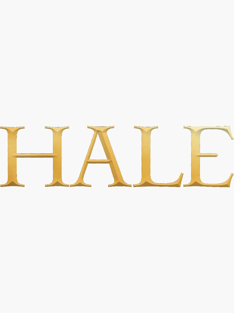 "HALE Book Series - Logo" Sticker for Sale by jknobleauthor | Redbubble