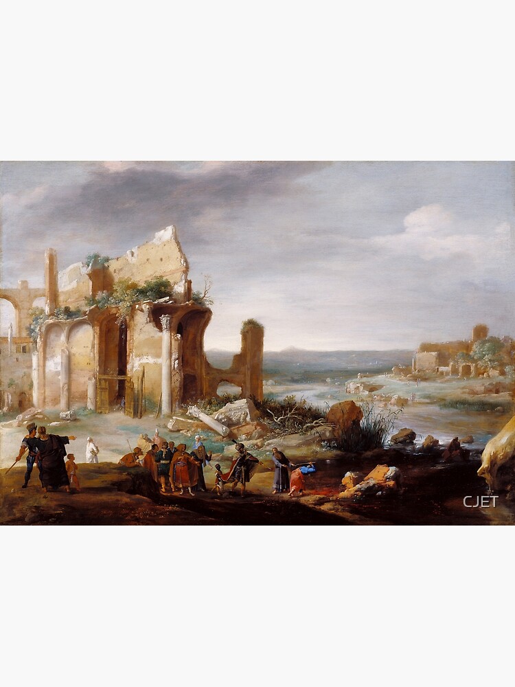 "Moses and Aaron Changing the Rivers of Egypt to Blood | Bartholomeus ...