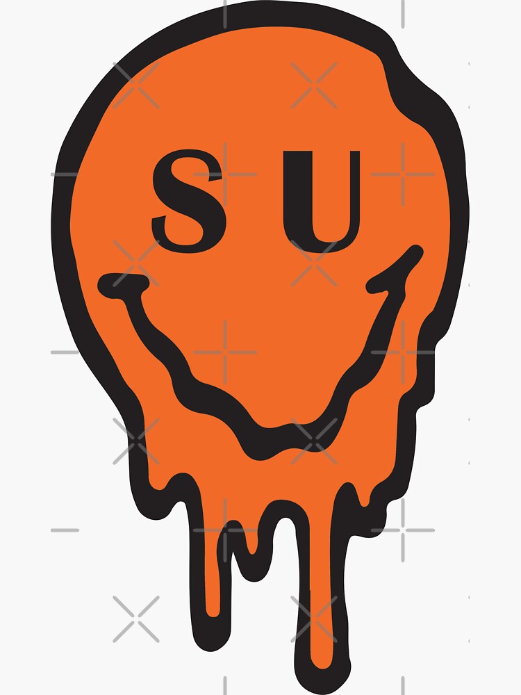 "Cuse Drip Smiley" Sticker for Sale by Stickerfy1 | Redbubble
