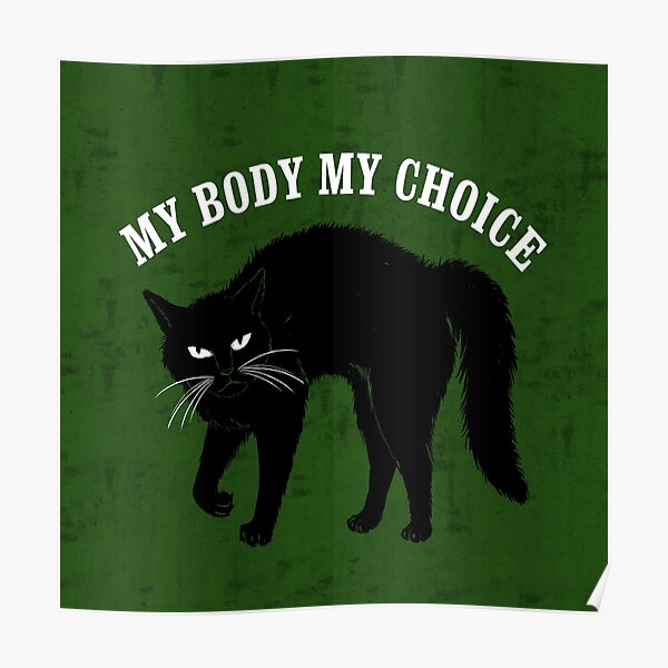"My Choice Green Background" Poster for Sale by dragonstarart | Redbubble