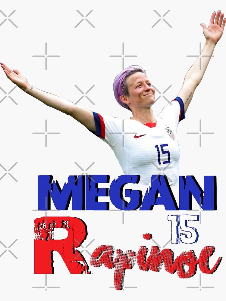 "MEGAN Rapinoe-15-USWNT" Sticker for Sale by BEST-DESIGNZ | Redbubble