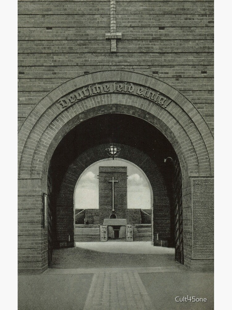 "Eintritt in die Gedenkstätte Tanneberg, Ostpreußen, Polen" Poster von ...