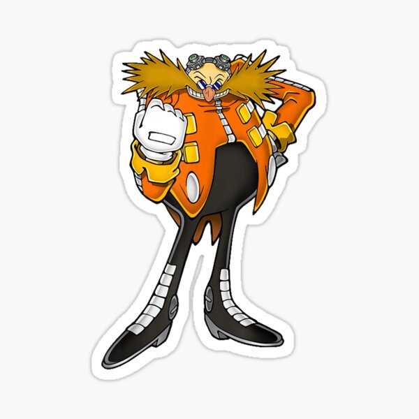 "Dr Eggman Transformation" Sticker for Sale by OSTONSHOP | Redbubble