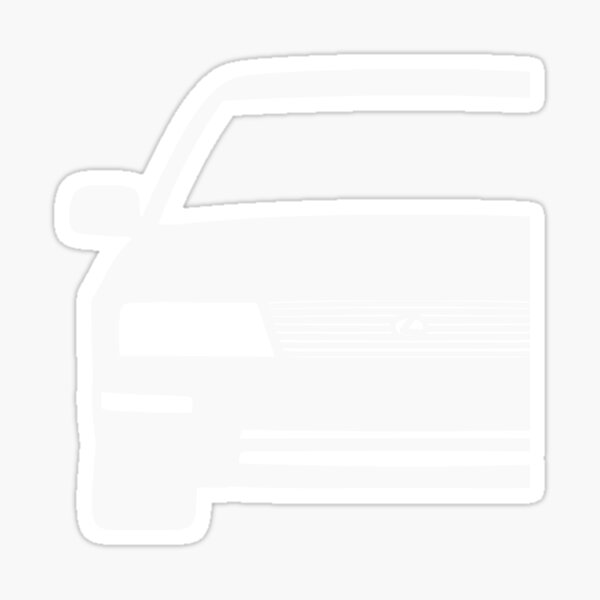 "Lexus LS400 XF20 1994-1997 white silhouette" Sticker for Sale by ...